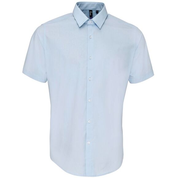 Premier | Shirts | Premier Mens Supreme Heavy Poplin Short Sleeve Work ...